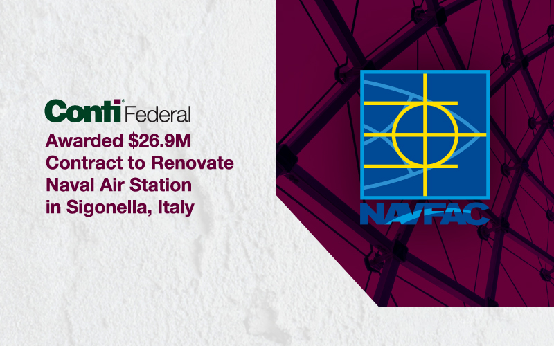 Conti Federal Wins $26.9M Contract to Renovate NAS Sigonella, Italy