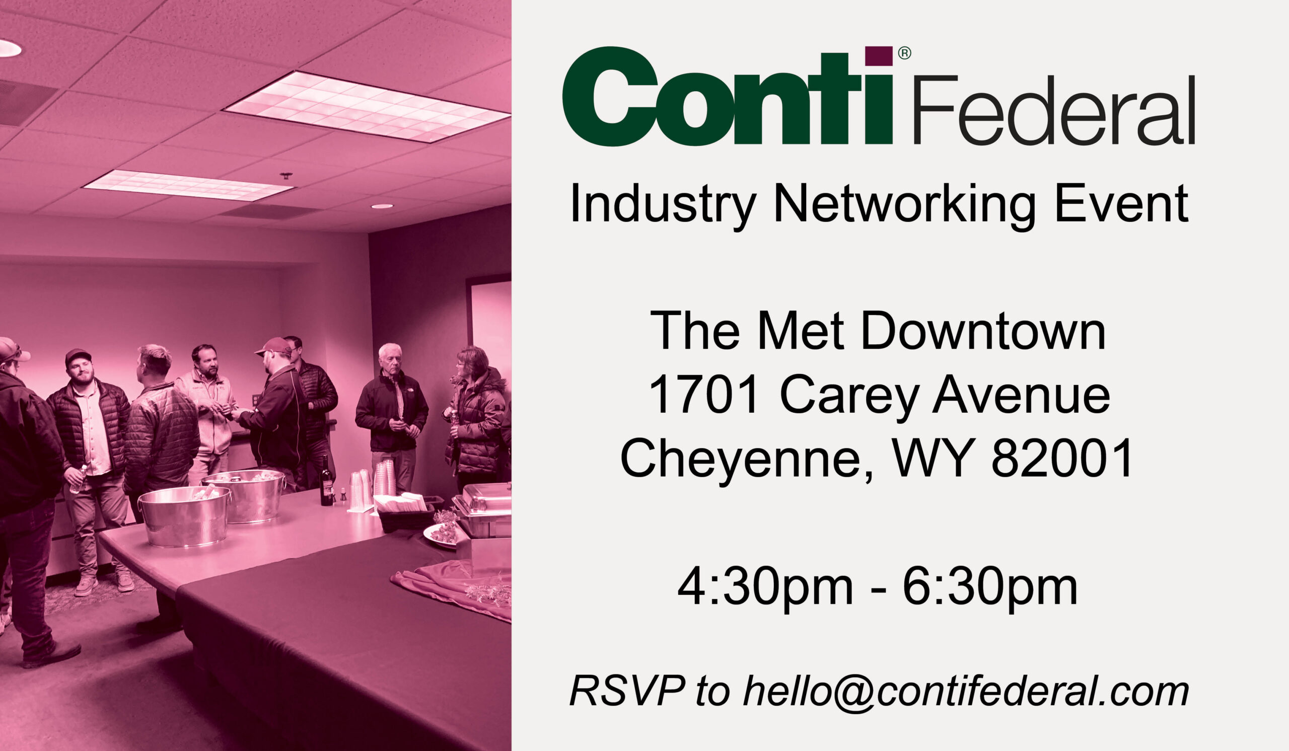 Conti Federal Industry Networking Event - Cheyenne - Conti Federal