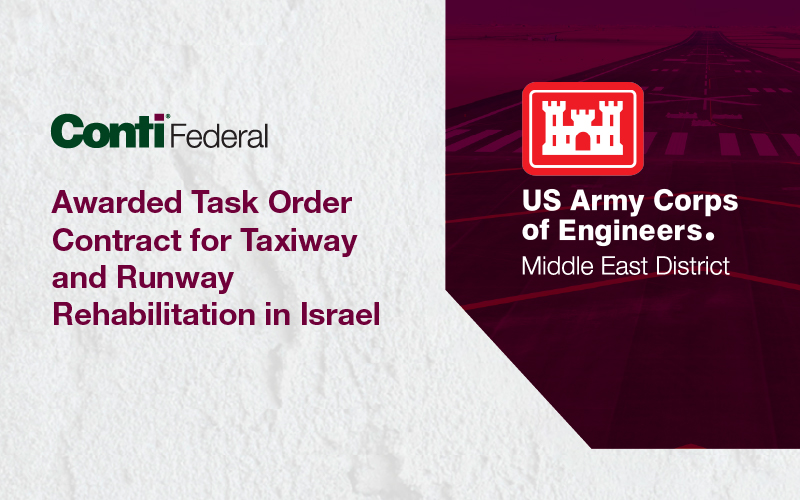 Conti Federal Awarded Contract for Taxiway/Runway Rehabilitation in Israel